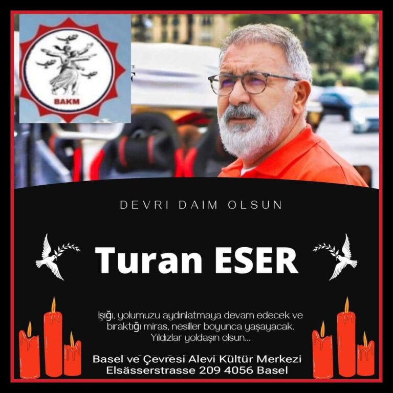 Alevi toplumunun önde gelen aydınlarından Turan Eser hayatını kaybetti – Gaste Avrupa
